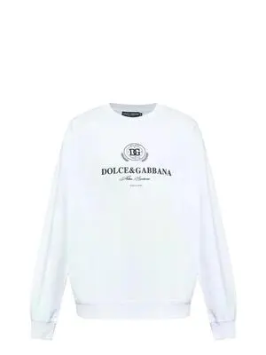 Dolce & Gabbana Logo-print Sweatshirt - White