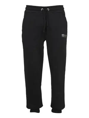Alpha Industries Logo-embroidered Track Pants - Black