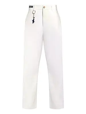 Paul & Shark Straight-leg Trousers - White