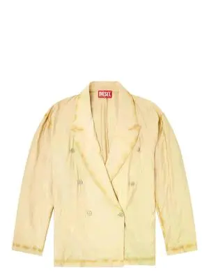 DIESEL® J-keysery Double-breasted Blazer - Yellow
