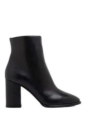 LE SILLA 90mm Block-heel Leather Boots - Black
