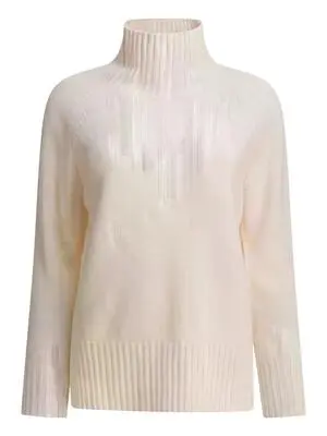 KANGRA High-neck Cashmere Sweater - Neutrals