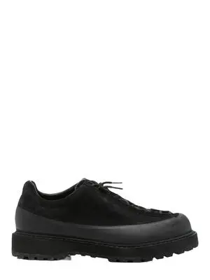 Stone Island Lace-up Suede Sneakers - Black