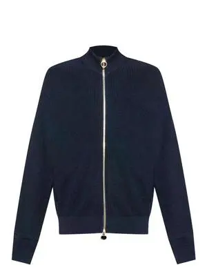 Paul & Shark Ribbed Zip-up Cardigan - Blue