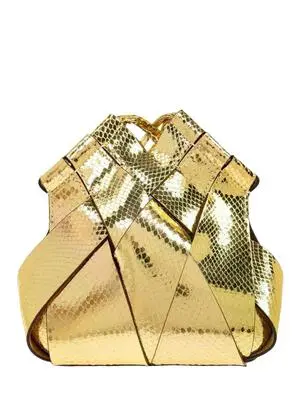Ulla Johnson Charlotte Metallic Cross Body Bag - Gold