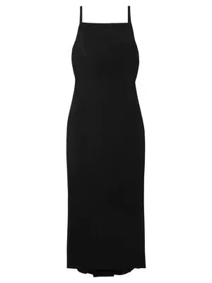 Givenchy Draped Cady Midi Dress - Black