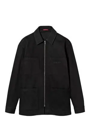 Gucci Zip-front Patch-pocket Jacket - Black