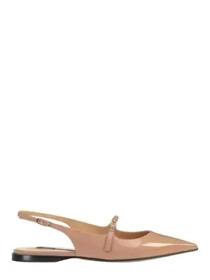 SERGIO ROSSI Pointed-toe Slingback Pumps - Neutrals