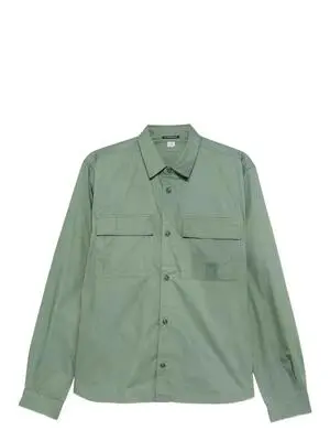 C.P. COMPANY Double-pocket Cotton Shirt - Green