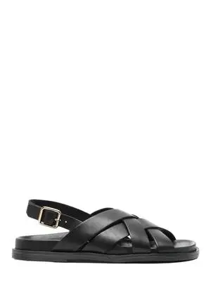 GEOX Adelash Crossover Leather Sandals