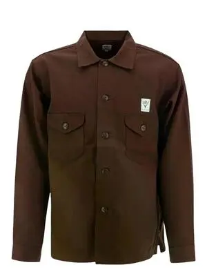 SOUTH2 WEST8 Button-down Chest-pocket Shirt Jacket - Brown