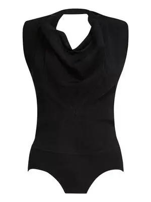 Max Mara Cowl-neck Bodysuit - Black