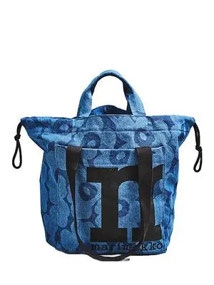 Marimekko City Unikko Tote - Mid Indigo