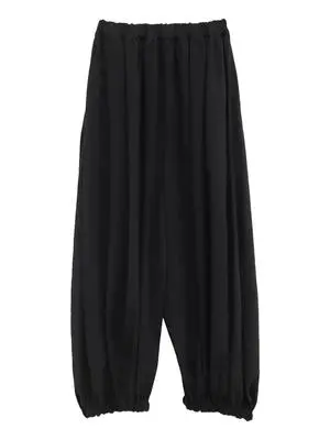 Comme Des Garçons Pleated Balloon Trousers - Black