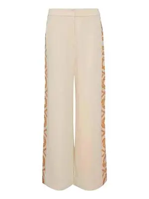 Alexis Side-detail Trousers - Neutrals