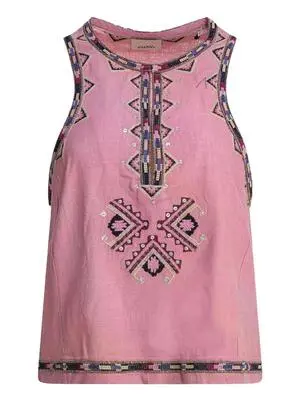 ISABEL MARANT Embroidered Sleeveless Top