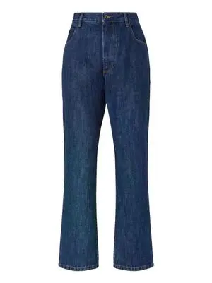 Missoni Five-pocket Cotton Bootcut Jeans - Blue