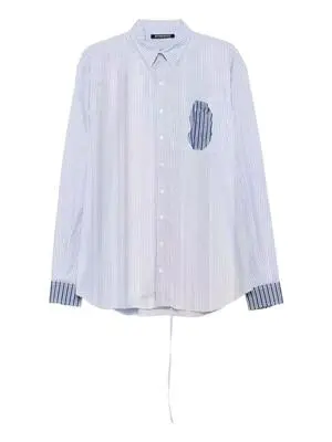 OTTOLINGER Striped Patch-Pocket Shirt
