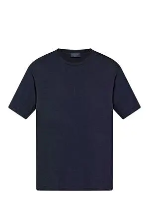 Paul & Shark Crew-neck Cotton T-shirt Black