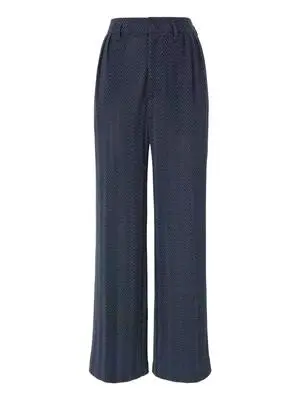 MISSONI Zigzag-Pattern Pleated Trousers