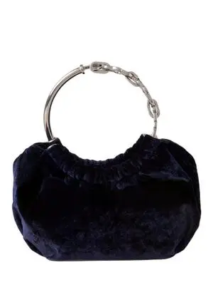 Mulberry Pimlico Chain-handle Velvet Clutch Bag - Blue