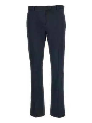 Max Mara Pleated Trousers Blue