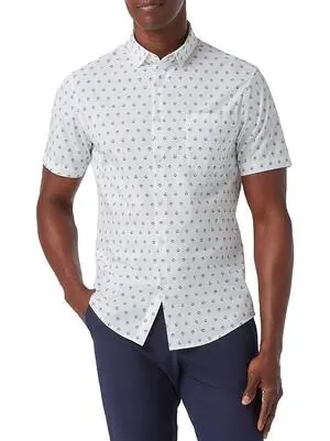 Mizzen+main Leeward Ss Dress Shirt - Carolina Floral Geo