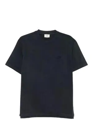 AUTRY Logo Cotton T-shirt - Blue