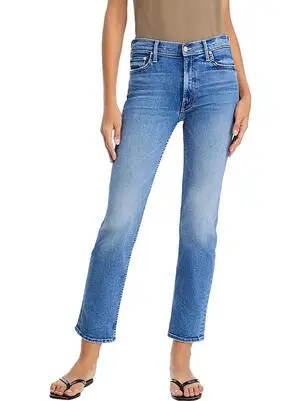 MOTHER The Mid Rise Rider Hover Jeans - Swing And A Miss