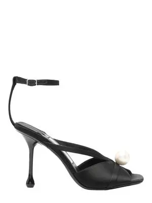 JIMMY CHOO 100mm Siva Sandals - Black
