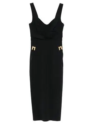 Elisabetta Franchi Sweetheart Neckline Mini Dress - Black