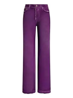 Dolce & Gabbana Dna Cotton Jeans - Purple