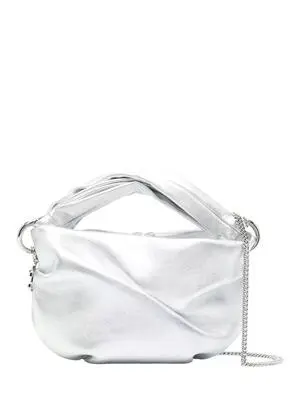 JIMMY CHOO Metallic Leather Tote Bag