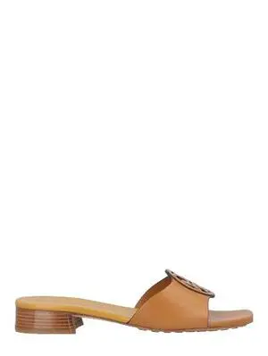 Tory Burch Calfskin Sandals - Beige