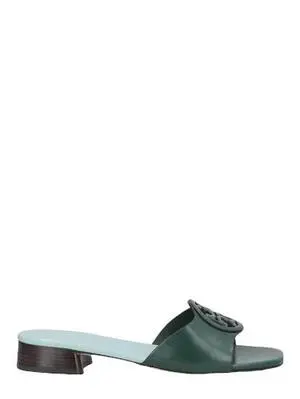 Tory Burch Calfskin Sandals - Green