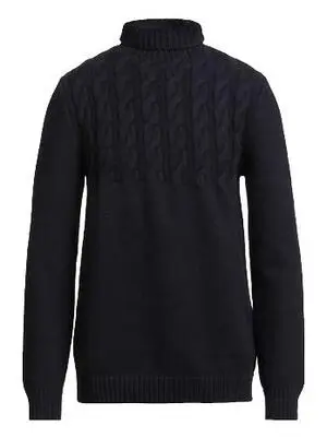MAISON MARGIELA Virgin Wool Turtleneck - Blue
