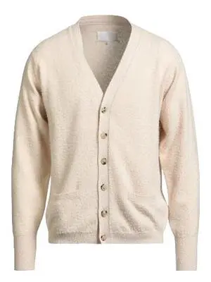 MAISON MARGIELA Knitted Cashmere-cotton Cardigan - Beige