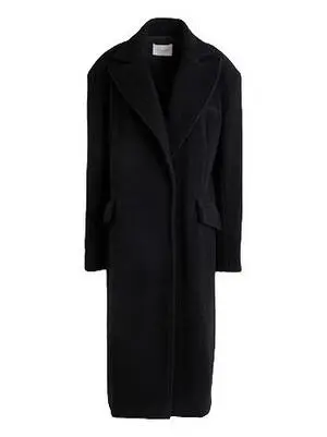 SOUVENIR Wool And Polyamide Coat - Black