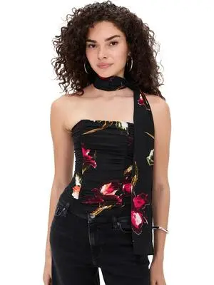 Lioness Island Bodice - Onyx Floral