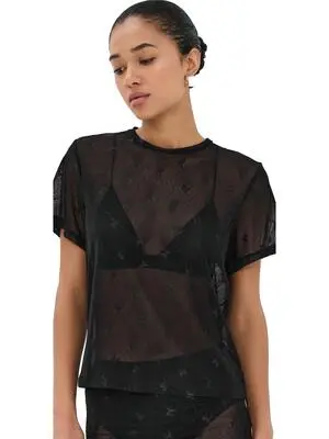 LE BOP Lace Tee Black Bow