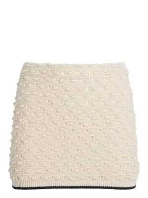 FRAME The Bauble Mini Skirt - Ivory