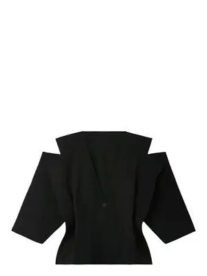 CFCL Cold-Shoulder Button Jacket