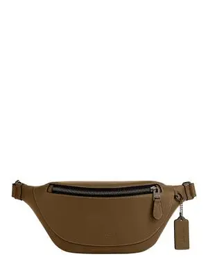 Smooth Leather/gunmetal/green (gunmetal/green)