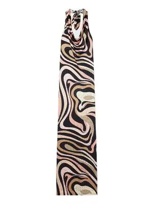 Emilio Pucci Marmo Print Maxi Dress - Nude