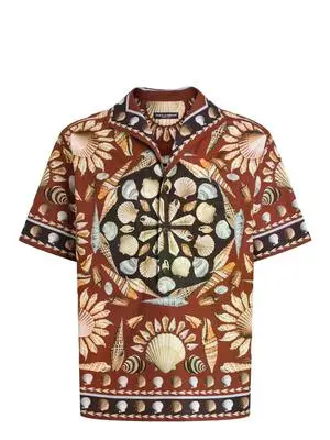 Dolce & Gabbana Short Sleeve Shirt - Brown