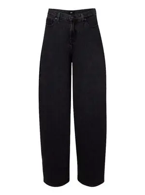 7 For All Mankind Balloon Barrel-leg Jeans - Black