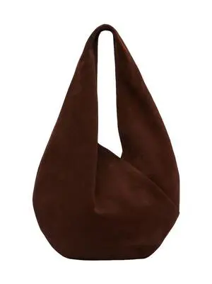AESTHER EKME Ora Medium Suede Shoulder Bag - Brown