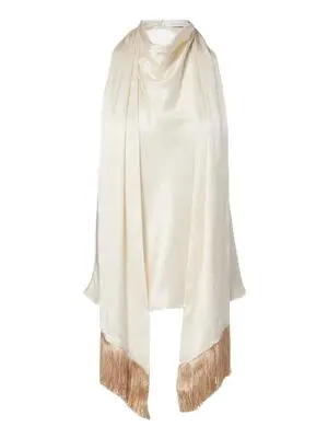 Nina Ricci Scarf-detail Top - Beige