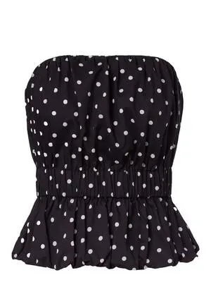 Posse Aurelia Polka-Dot Top Multicoloured
