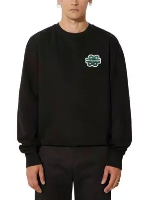 Filling Pieces Embroidered-logo Sweatshirt - Black